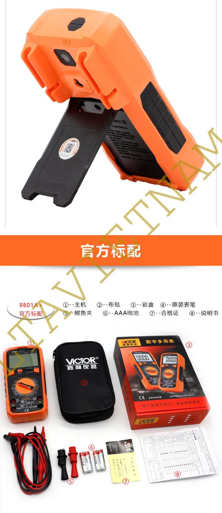 ĐỒNG HỒ VẠN NĂNG VC9802A+ - CÔNG TY TNHH HIỆU CHUẨN LTA VIỆT NAM